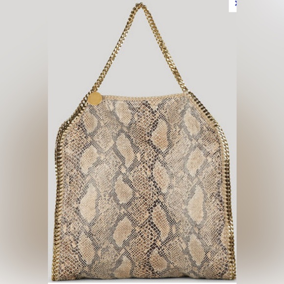 Stella McCartney | Bags | Stella Mccartney Falabella Python Print Tote Bag | Poshmark